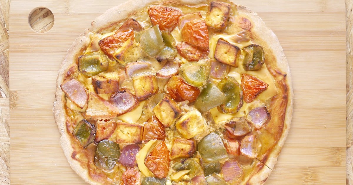 My.Creative.Flavors: Multigrain Tandoori Pizza with Paneer Tikka - Made ...