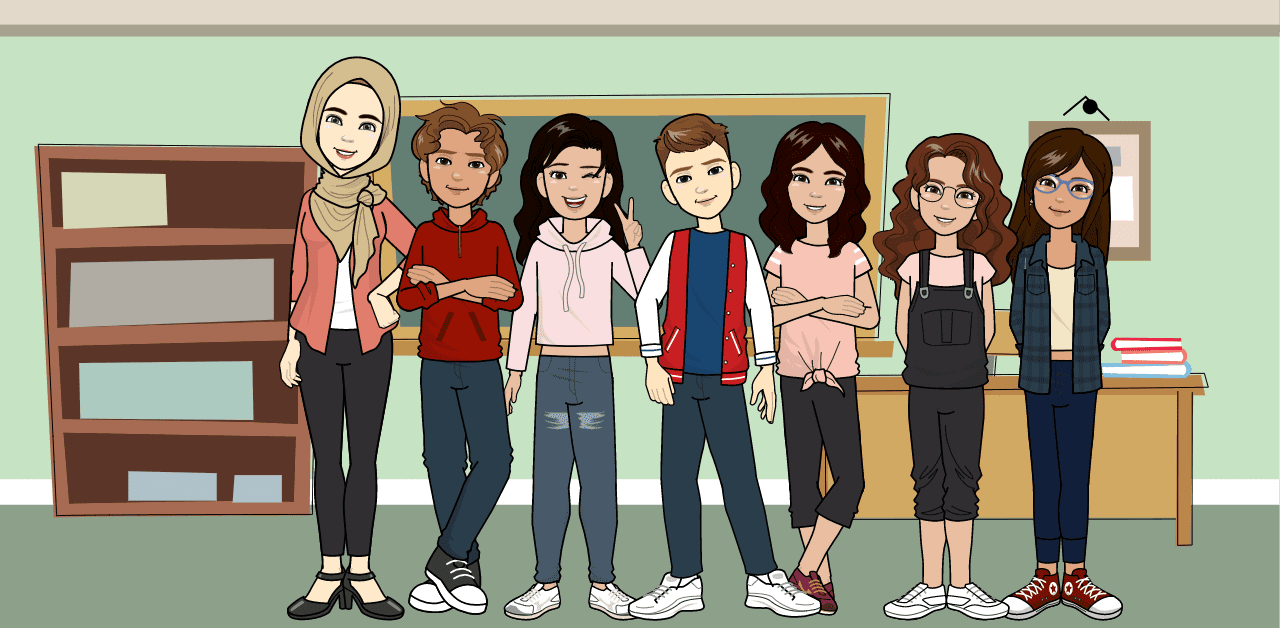 Online class by using Pixton