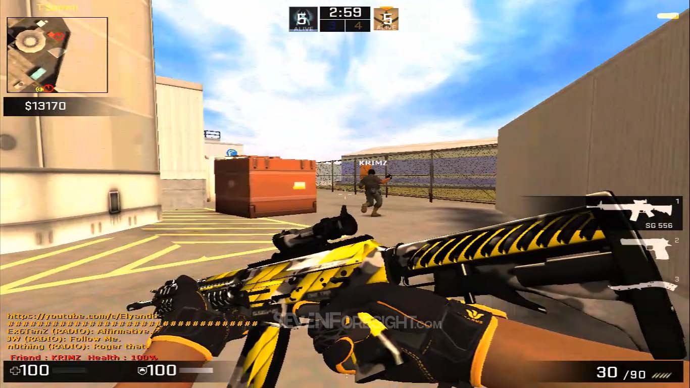 CS 1.6 Mod CS GO New Update! New Hud, New Weapon Skin, New Glove ...