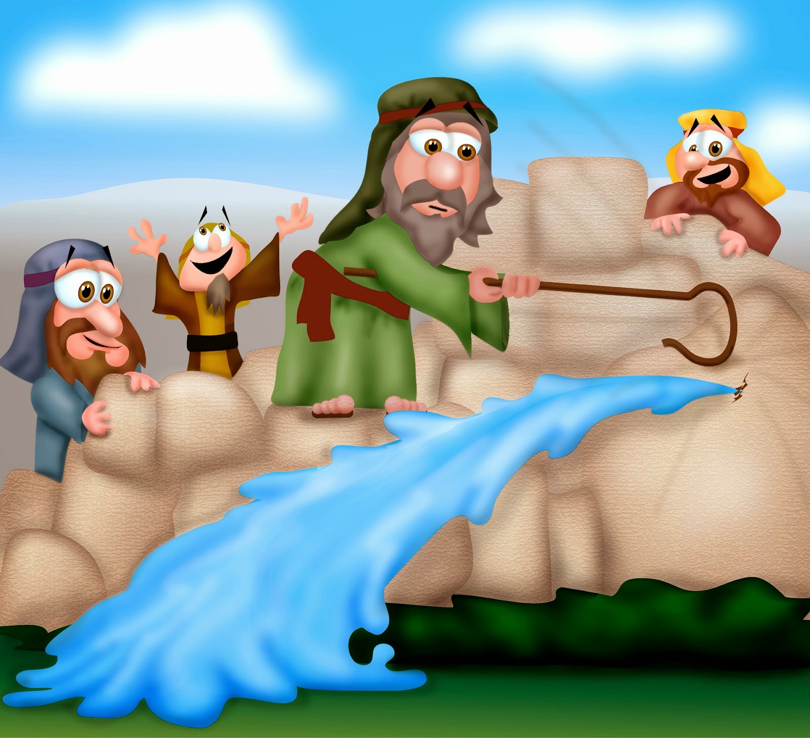 Moisés Fere A Rocha Versículo - RETOEDU