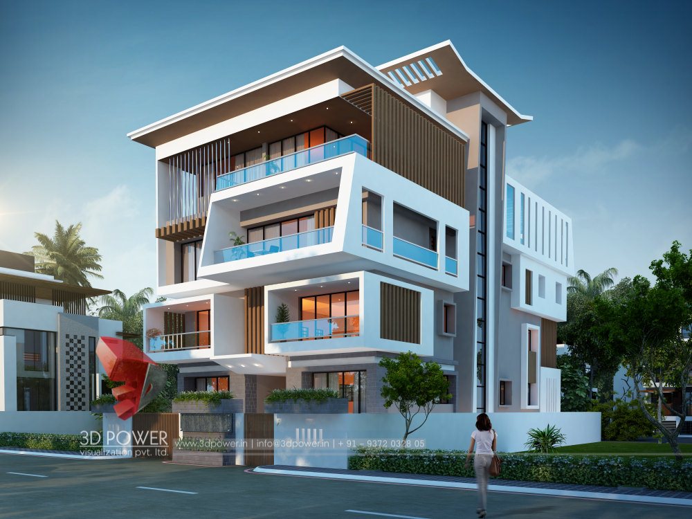 RESIDENTIAL TOWERS | ROW HOUSES | TOWNSHIP DESIGNS | VILLA BUNGALOW |: Beautiful 3D Rendering of ...