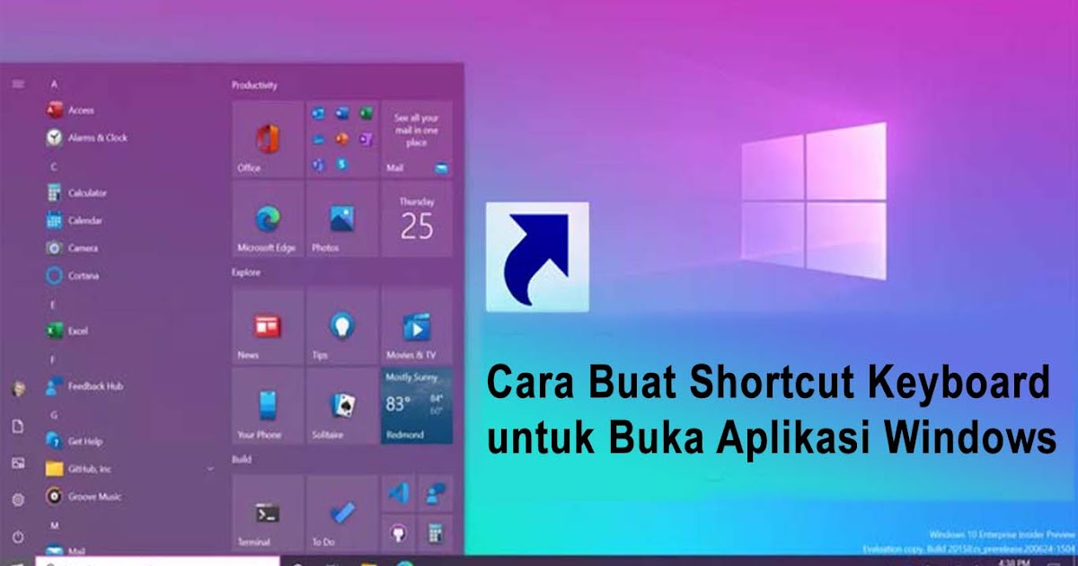 Cara Buat Pintasan Keyboard Untuk Buka Aplikasi Windows Sumekar31