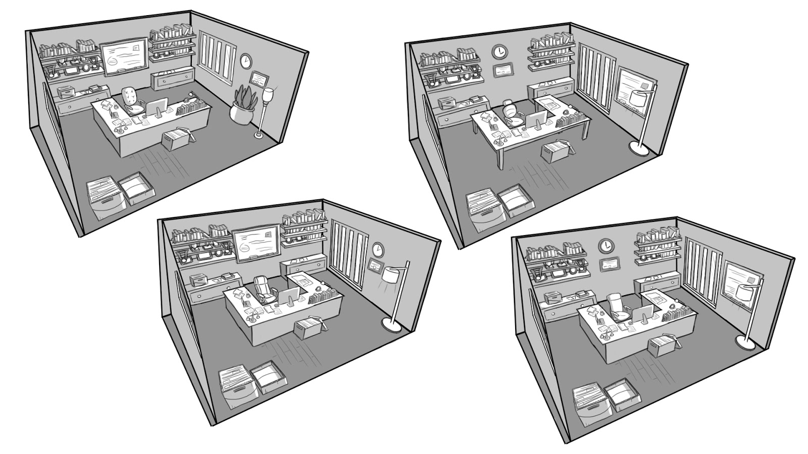 Environment Visual Design - Office