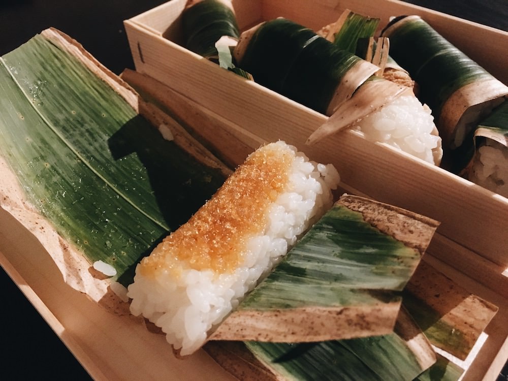 Sasamaki Kenuki Sushi, one of the oldest sushi shops in Tokyo