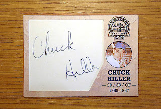 The Amazing Shea Stadium Autograph Project: #51) CHUCK HILLER