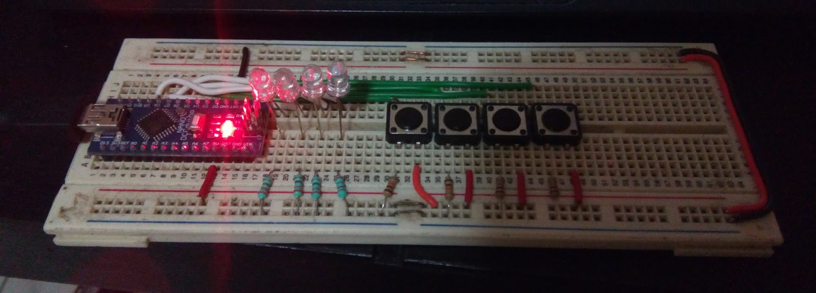 Arduino Nano: Uso de entradas y salidas digitales - Primeras pruebas