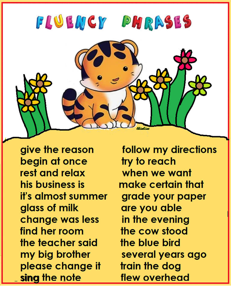 FLUENCY PHRASES (Free Download) - Teachers Click