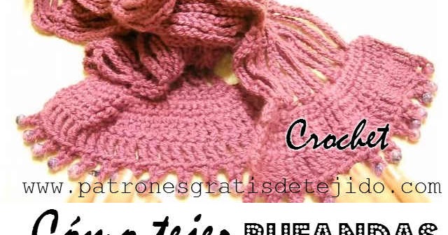 Aprende a tejer Bufandas ~ 4 video tutoriales