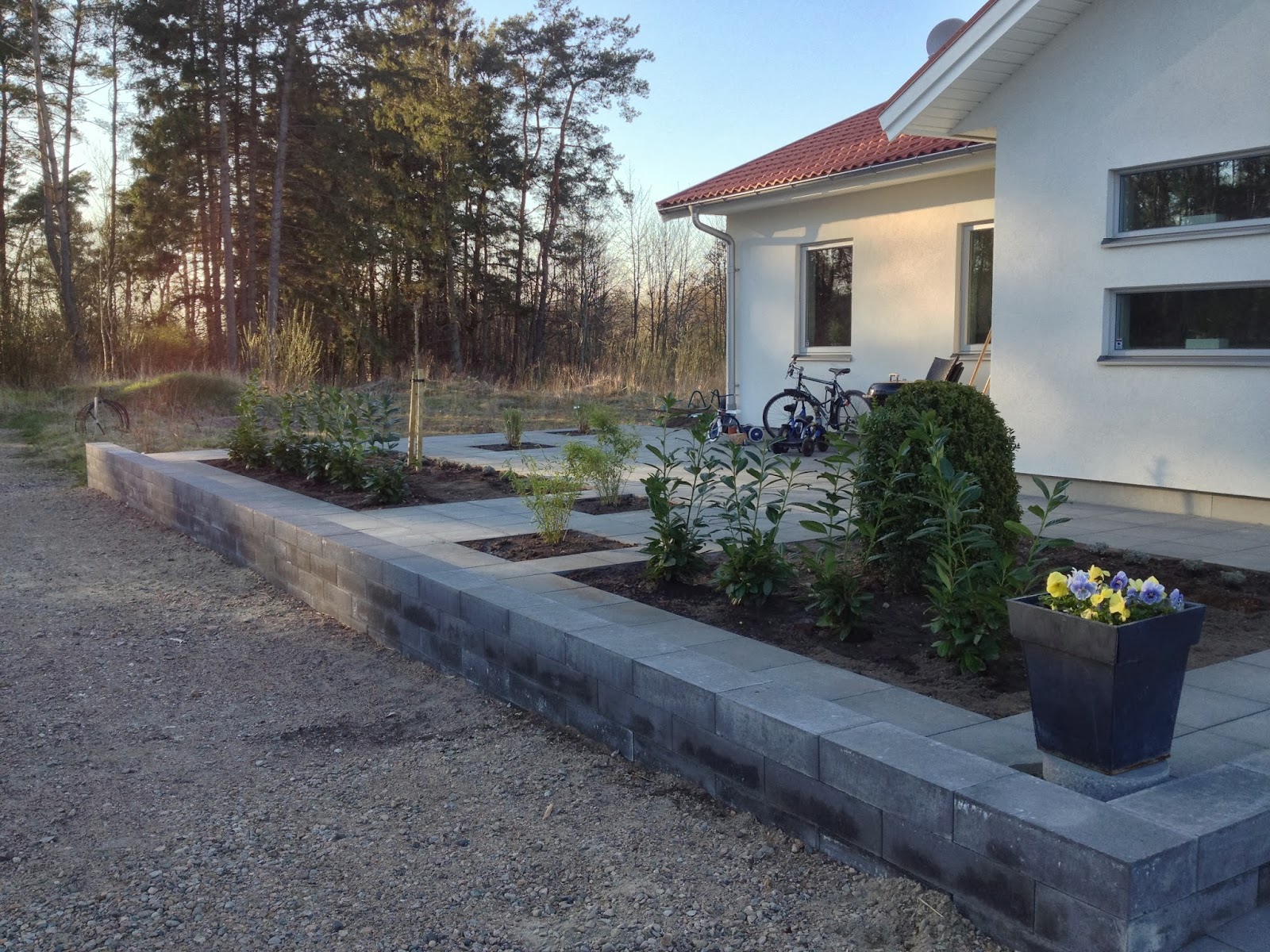 Villa Åsidan: Uppföljning, framsida hus.