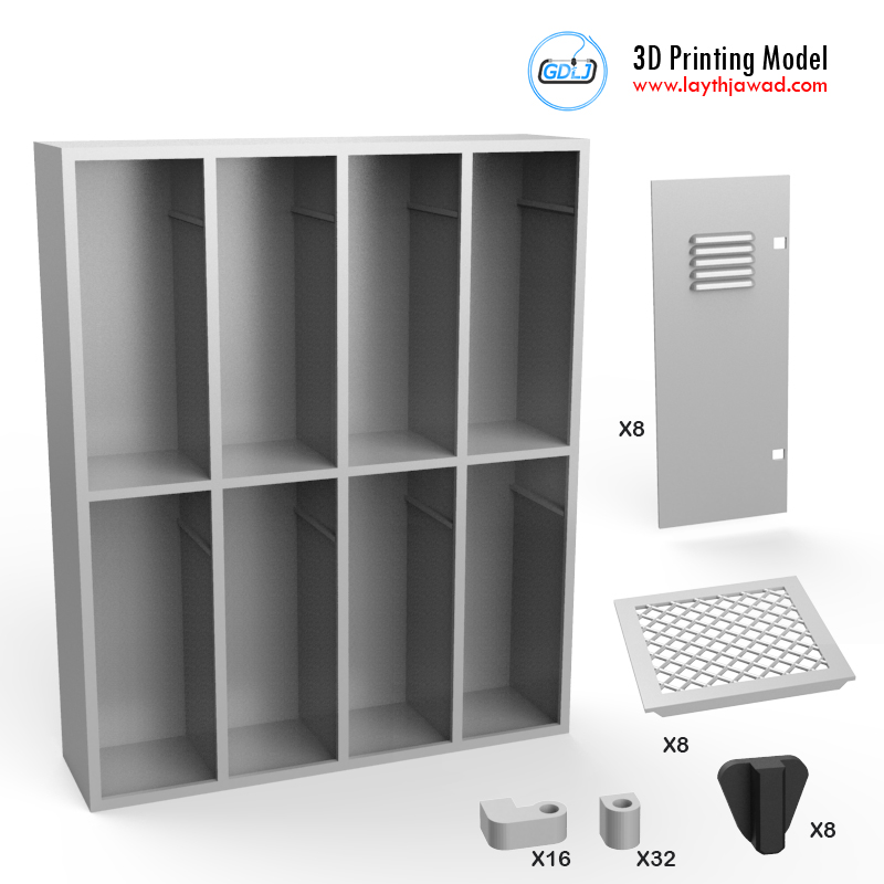 Locker 3D Printing Model | Layth Jawad