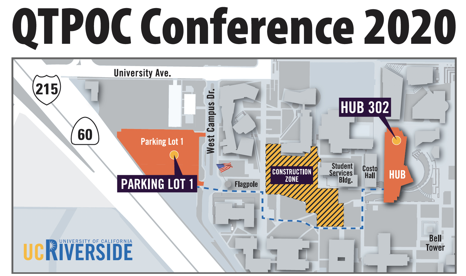 QTPOC Conference February 28-29, 2020 @ UC Riverside: Travel & Stay