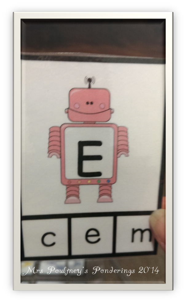 Classroom Ponderings: Alphabet Robots