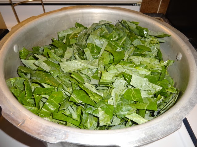 NECK OF THE WOODS CREATIVE: Canning Collard Greens