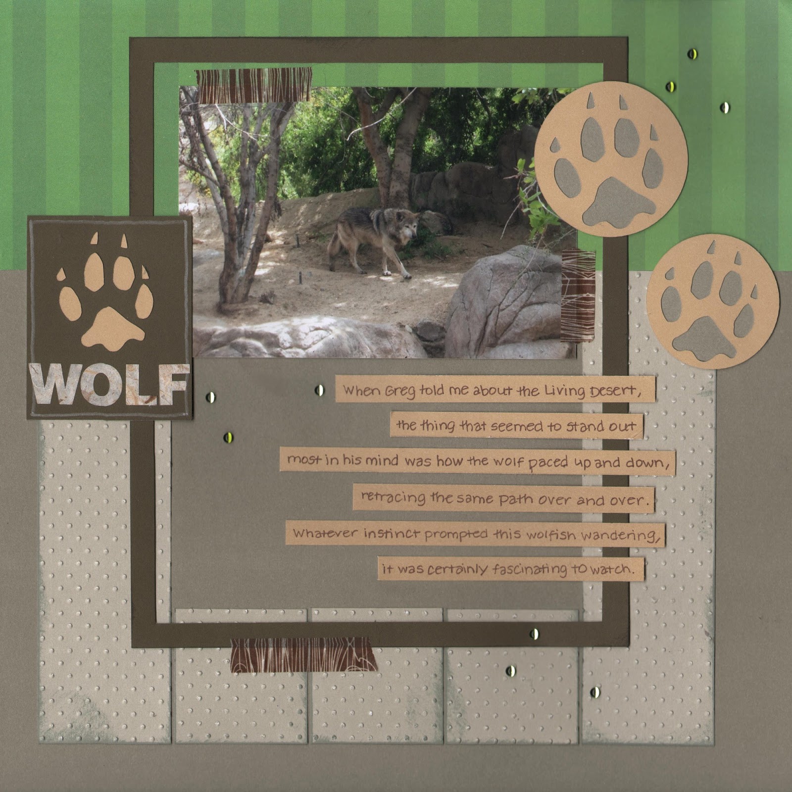 Even More Scrapping!: Wolf Layout