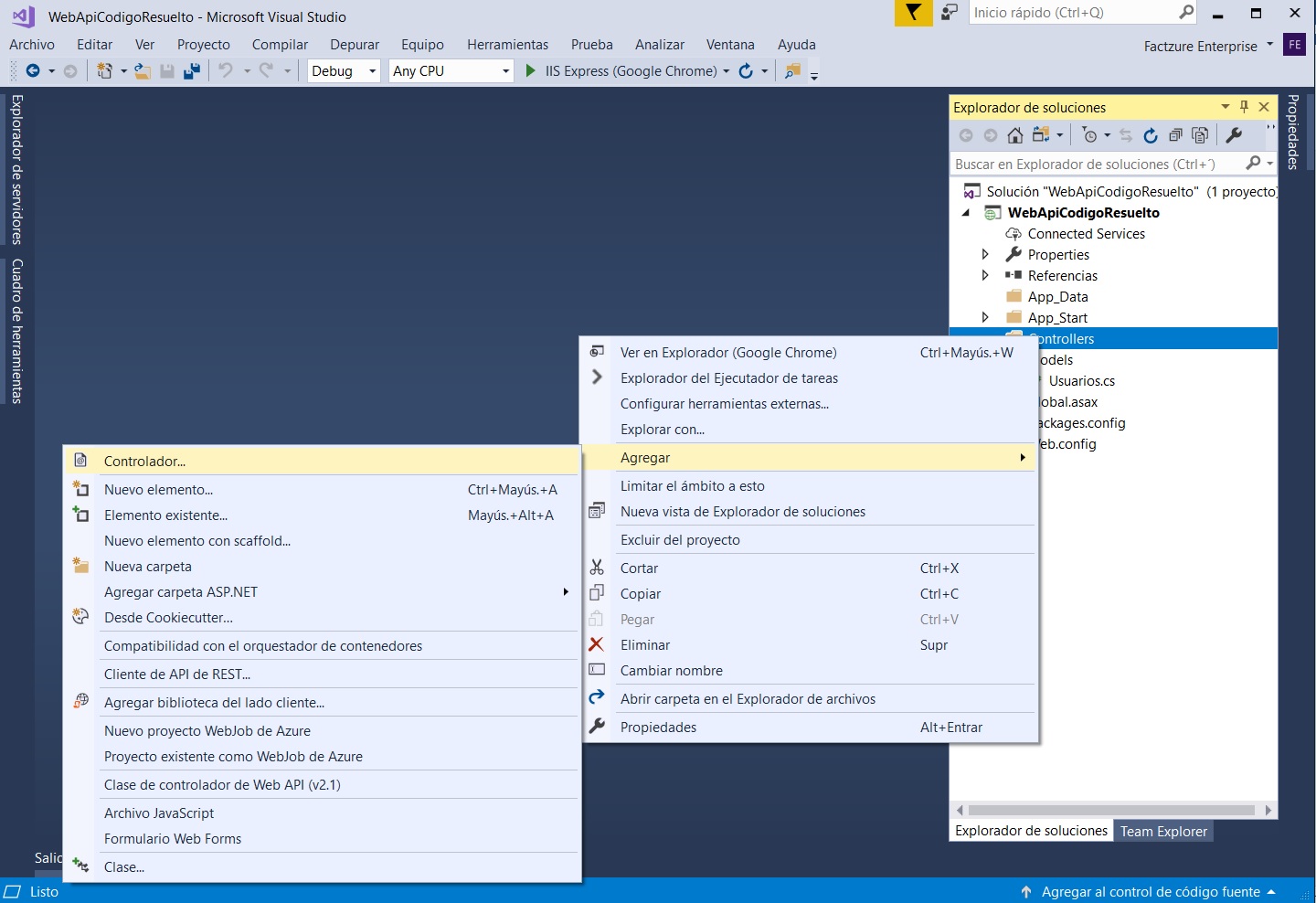 CREACIÓN DE UN API WEB [API REST] BÁSICO EN C#