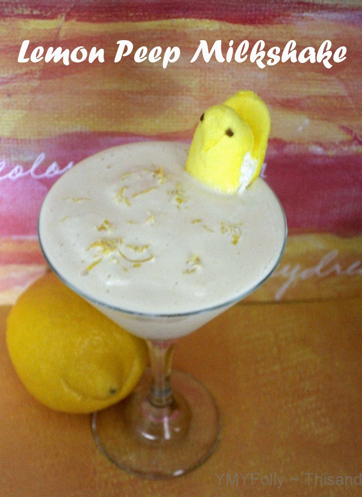 This and that: Crazy Ingredient Challenge - Lemon Peep Milkshake