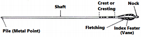 Bagian-Bagian Anak Panah Lengkap dengan Gambar, dan Penjelasannya ...