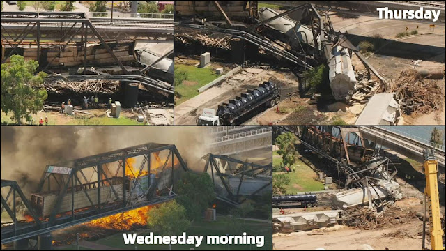 Industrial History: UP/SP/AZER Bridges over Tempe Town Lake (Salt River ...