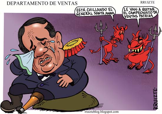 Rruizte en blog: Antonio López de Santa Anna