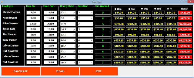 Time Sheet System - code4dev