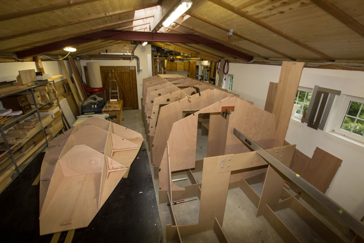 Mark Smaalders Yacht Designs: Olga 28 Construction Photos