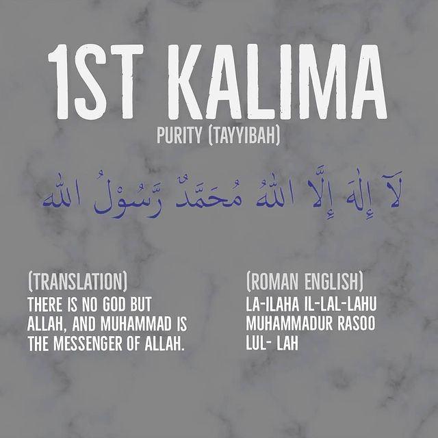 6 Kalimas of Islam