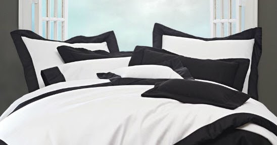 Delightful Contemporary Black & White Duvet Covers and Sheet - Peacock ...