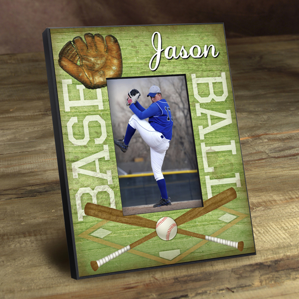 Personalized Gifts: Picture Frame - Batter Up! Personalized Baseball ...