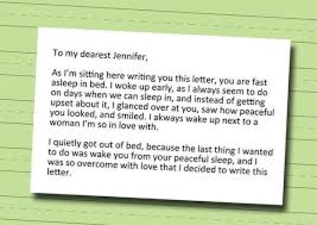 How To Write A Letter To Someone You Like ~ Thankyou Letter