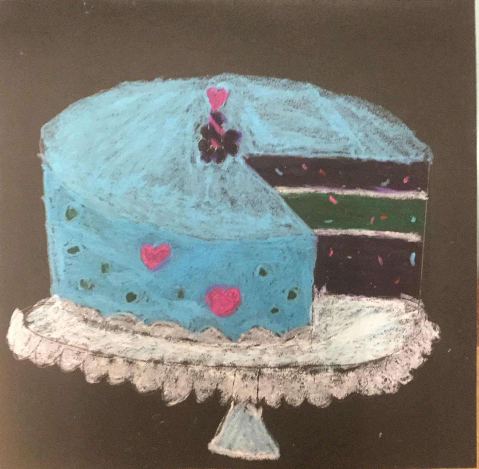 The Speckled Sink: Wayne Thiebaud Cake Remix