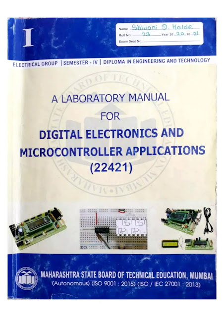 22421 Digital Electronics and Microcontroller Applications | DEM | Lab ...