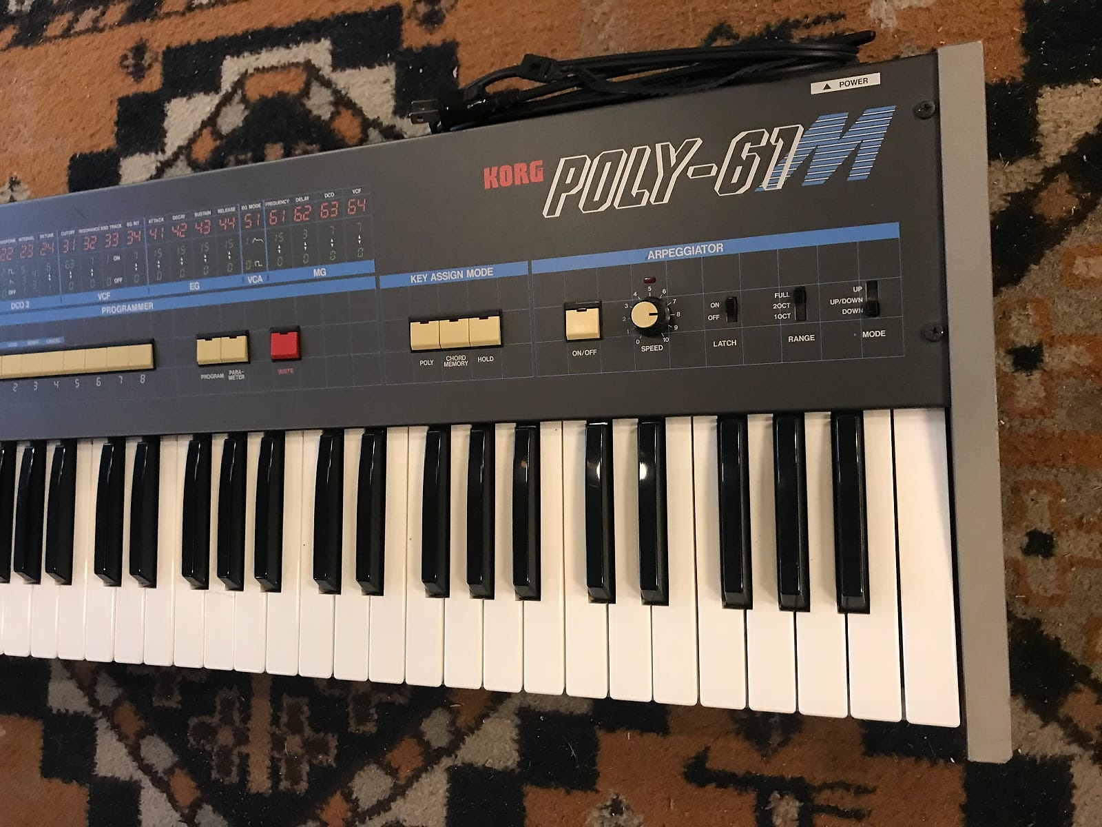 MATRIXSYNTH: Korg Poly-61M Polyphonic Synthesizer