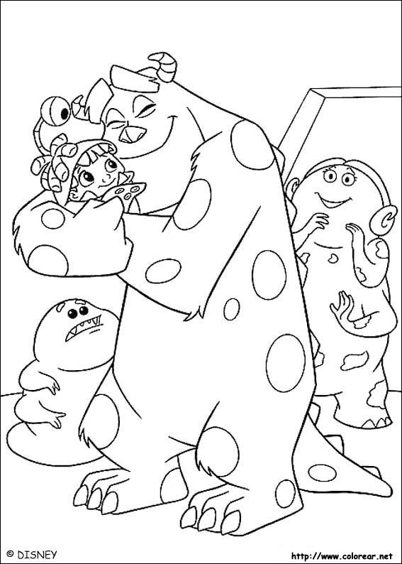 Disney Pixars Monstruos S.A.: Pinta y colorea 5