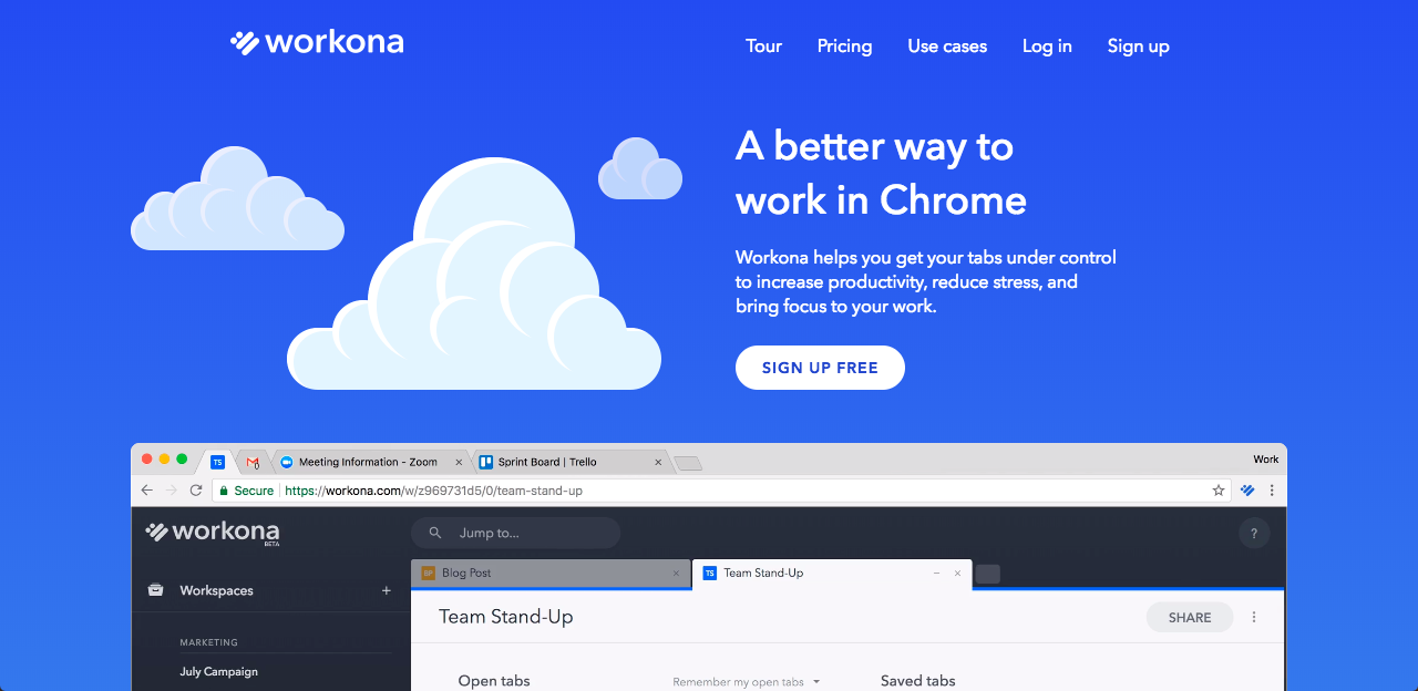 Workona 改變工作流程的分頁管理，雲端工具依賴者的新選擇