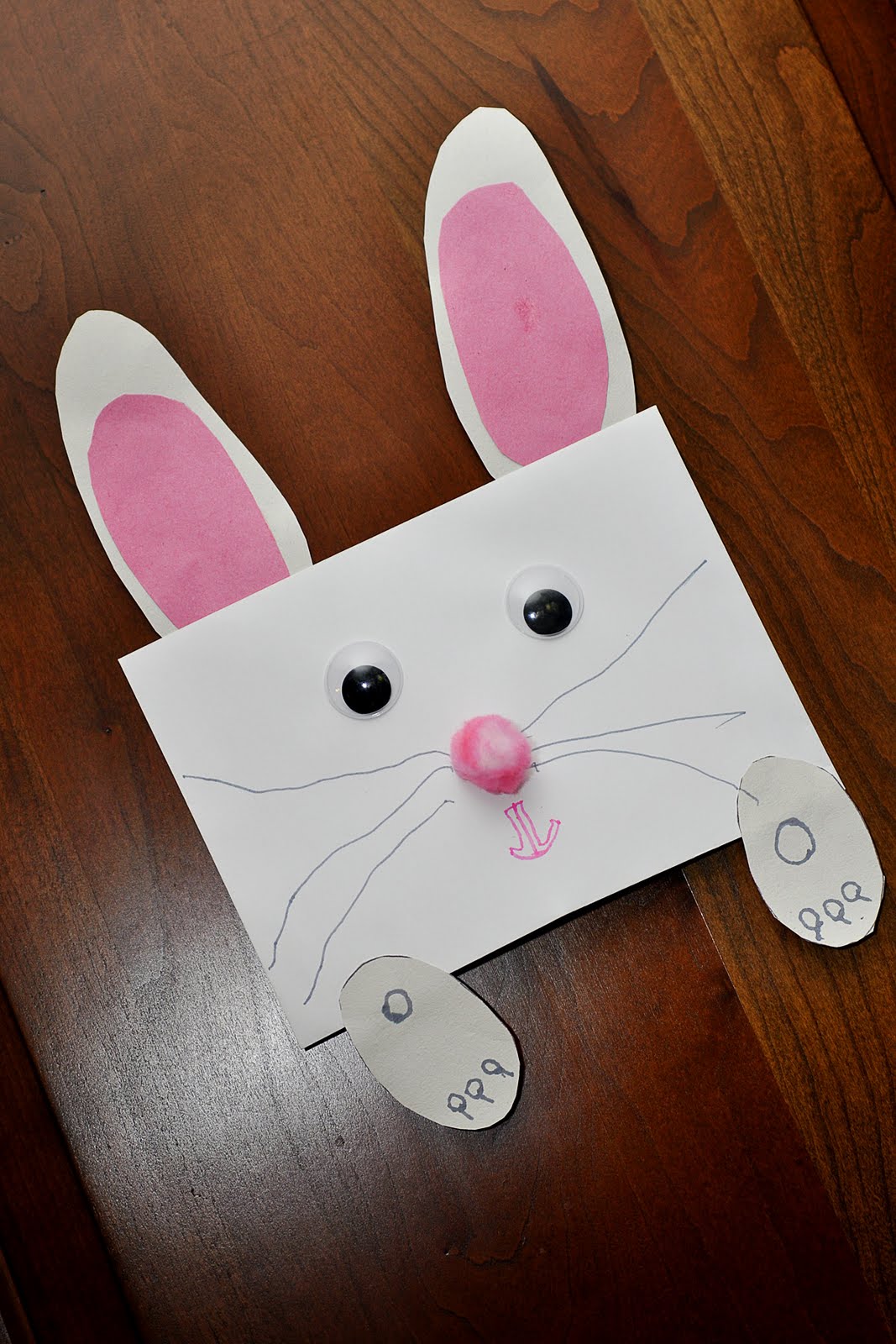 Family of Farmers: Envelope Easter Bunny