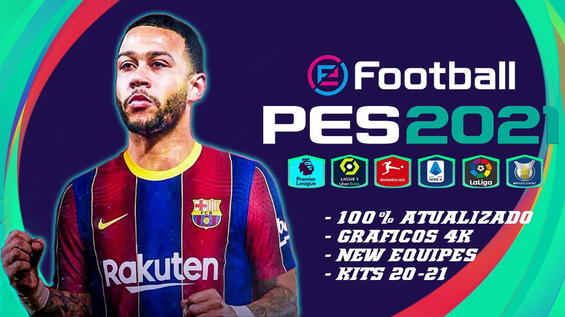 SAIUUU! FTS MOD PES 2021 PARA ANDROID 100% ATUALIZADO + KITS 2021