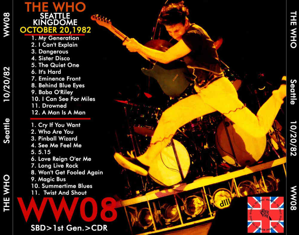 The Who - 1982-10-20 - Seattle " Farewell Tour " (bootleg) · Rock and ...