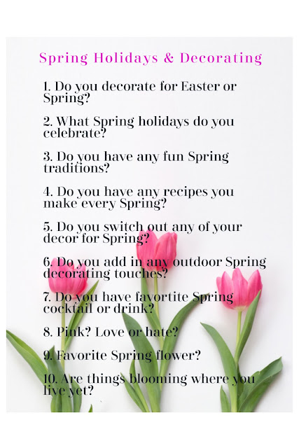 Sparkles and Lattes: Spring Questionnaire