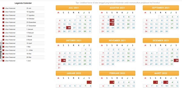 Kalender Pendidikan Madrasah Tahun Pelajaran 2021-2022 - Hobi Rebahan