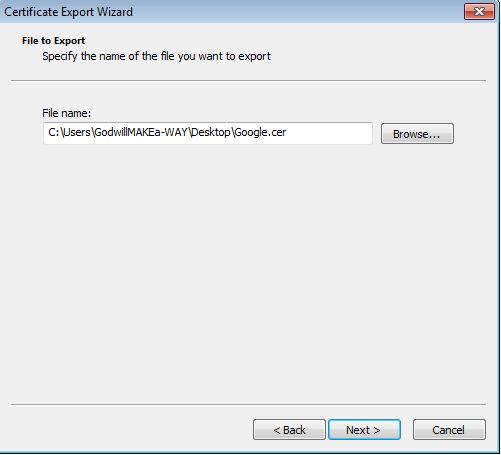 How to download Certificate of any website