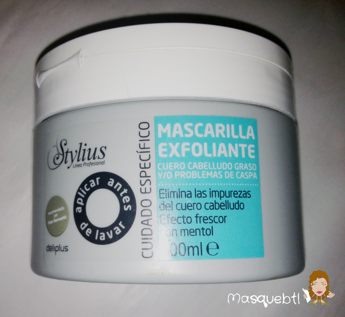 Masquebtl: He probado: Mascarilla exfoliante capilar Stylius de Deliplus