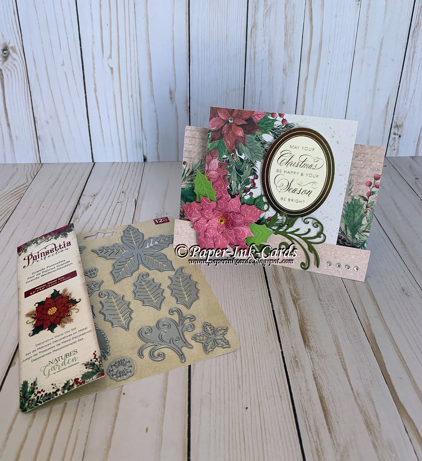 Paper-Ink-Cards: Quick but Elegant Christmas Cards using Designer Papers