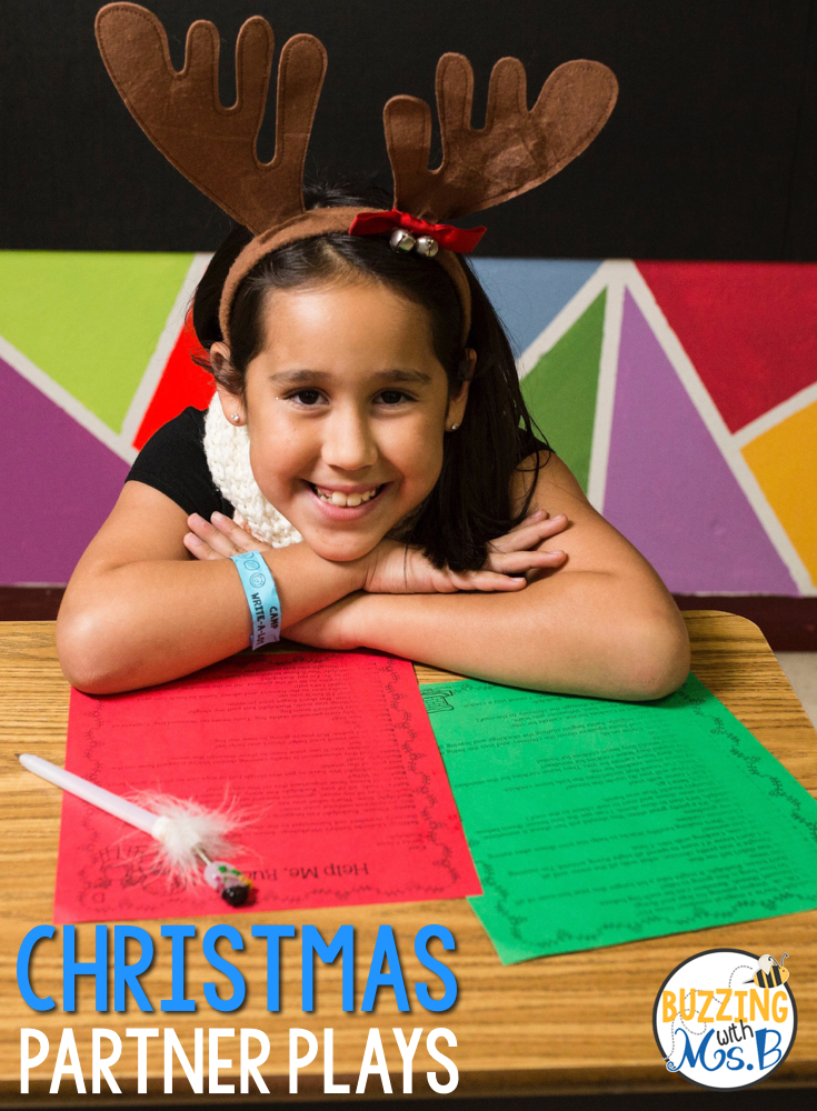 Build Fluency and Fun with Christmas Partner Plays! - Buzzing with Ms. B
