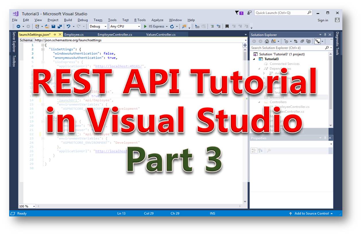 RESTful Web Services Tutorial 3 - Creating and Calling a POST, PUT and ...