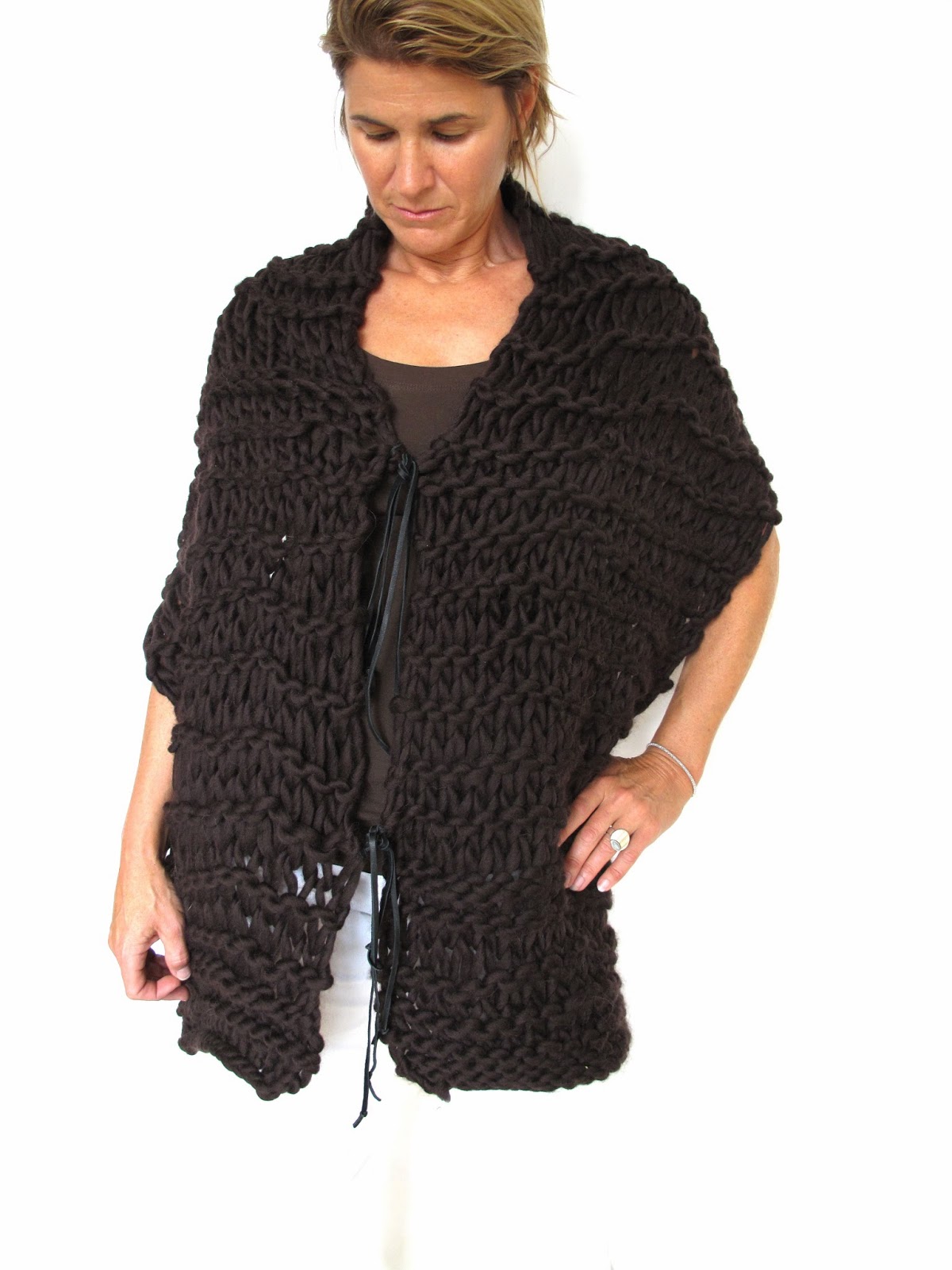 nonchalant mom: Heidi Baron Godoff :: large needle hand-knits