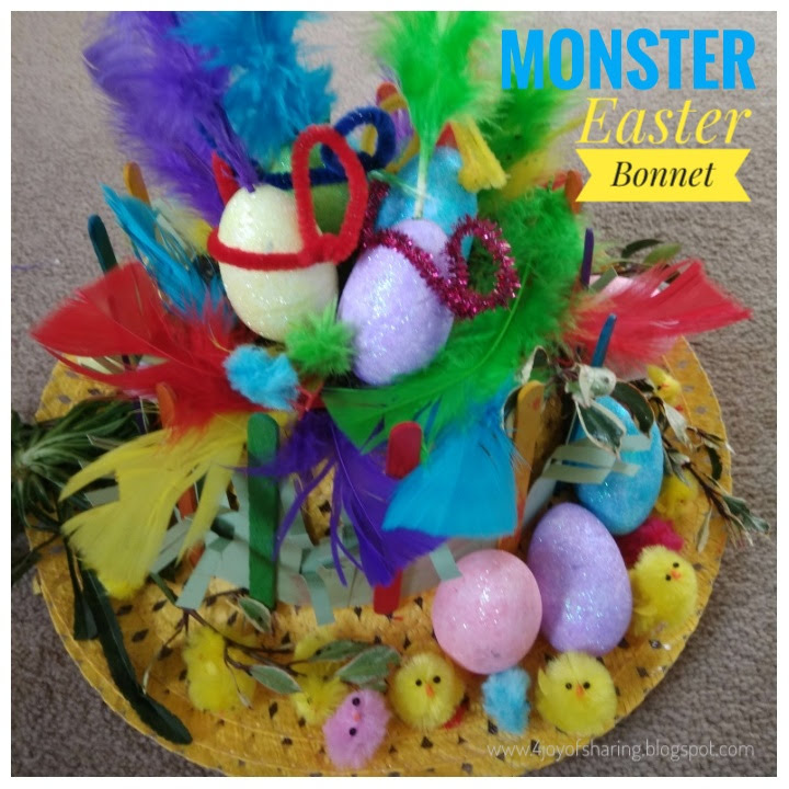 Monster Easter – the chaos behind an Easter Bonnet - The Joy of Sharing