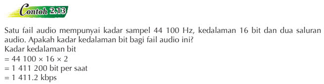 LAMAN WEB ASAS SAINS KOMPUTER: Perhubungan antara Saiz Audio dengan ...