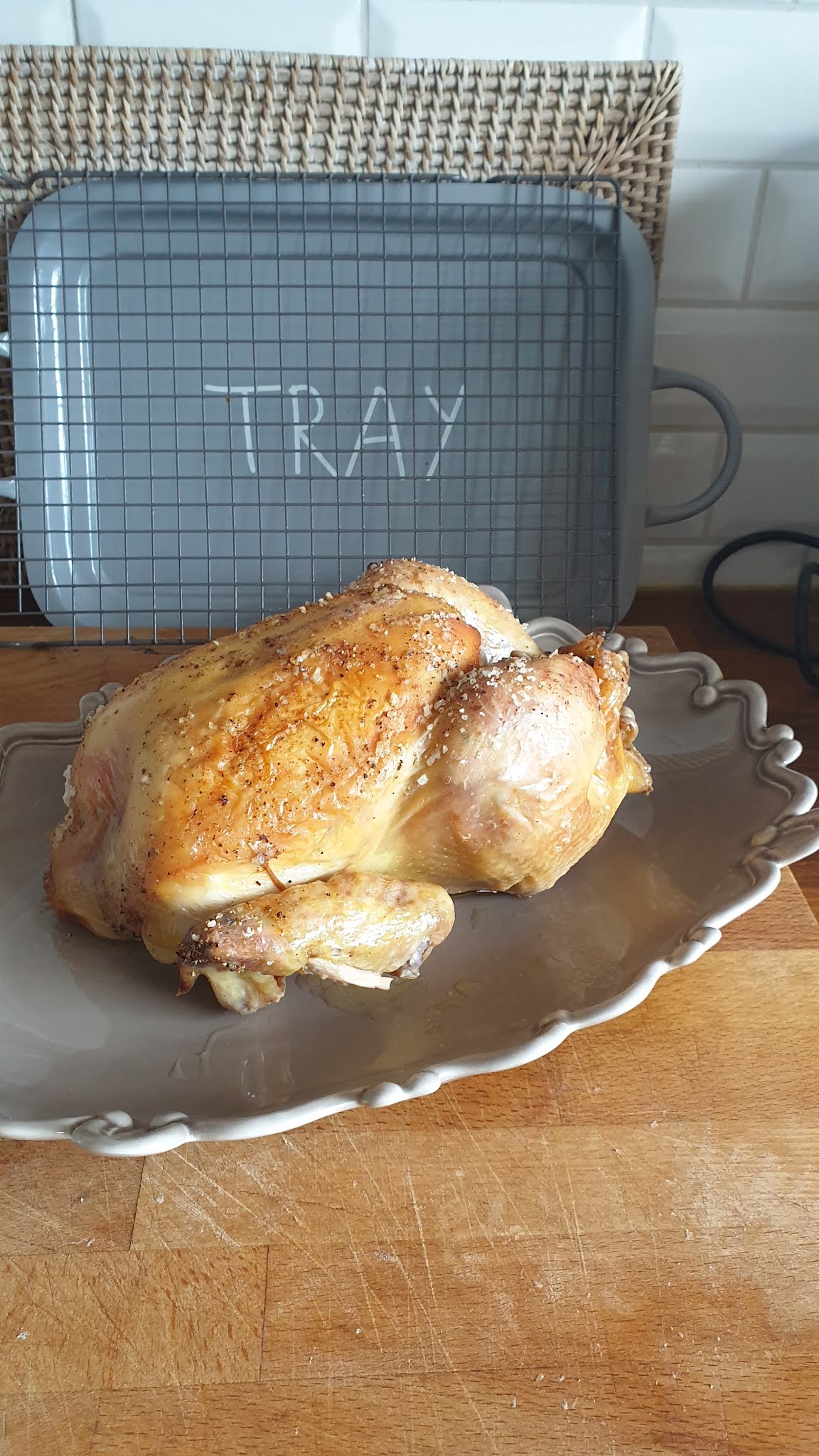 As Minhas Receitas: Frango do Campo Assado com Limão, Alho e Manteiga