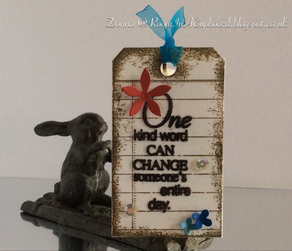 Room In A Cupboard...: Acetate Layer Tag, One Kind Word, Female