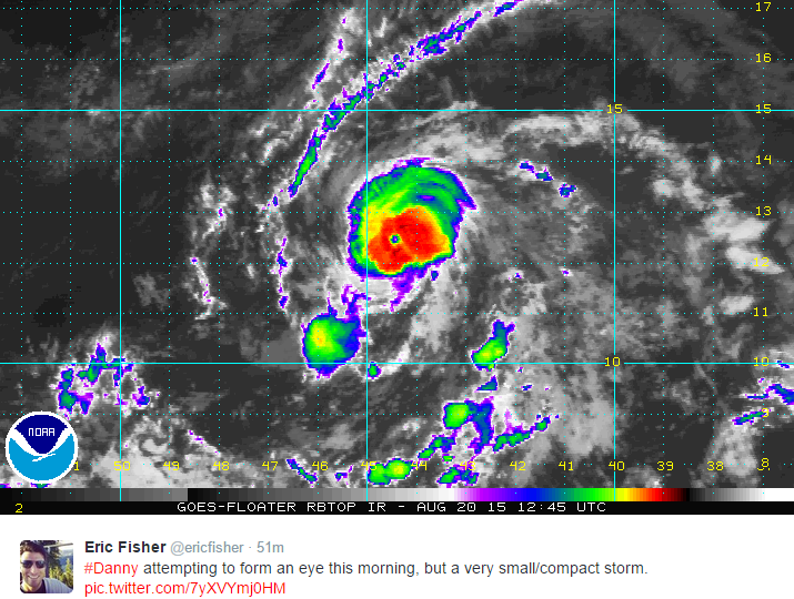 Hurricane Harbor: Hurricane Danny Heads Towards Islands & PR FL ...